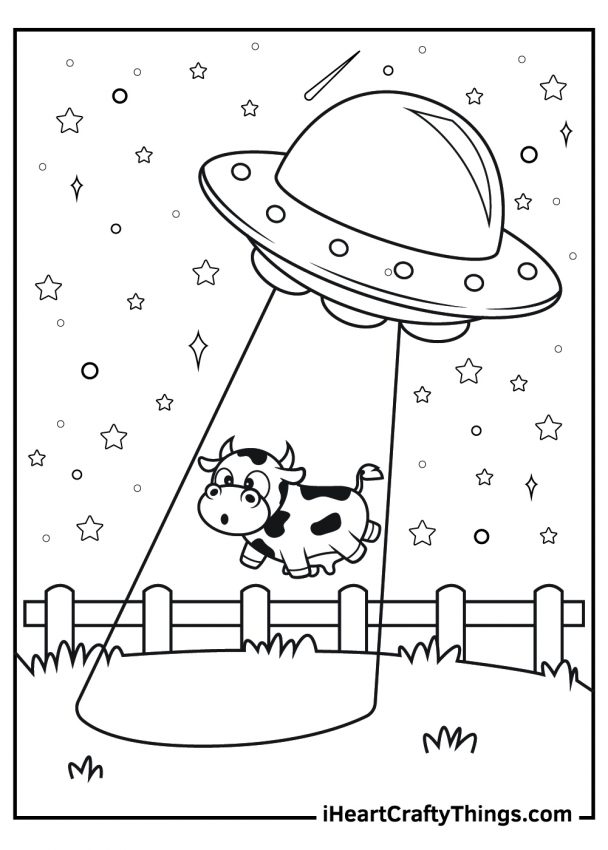 Alien Coloring Pages: 15 Free Printable Sheets For Kids
