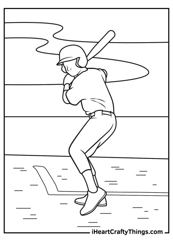 Baseball Coloring Pages (100% Free Printables)
