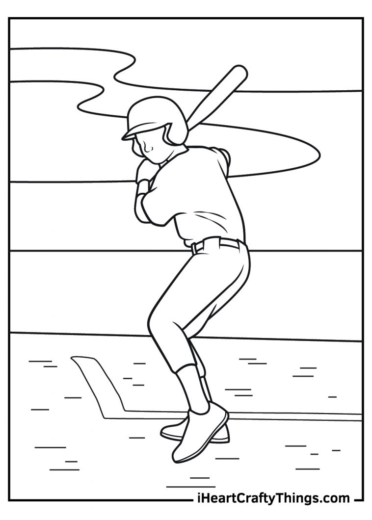 Baseball Coloring Pages (100% Free Printables)