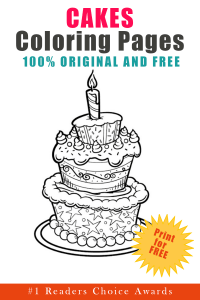 Cake Coloring Pages (Updated 2021)