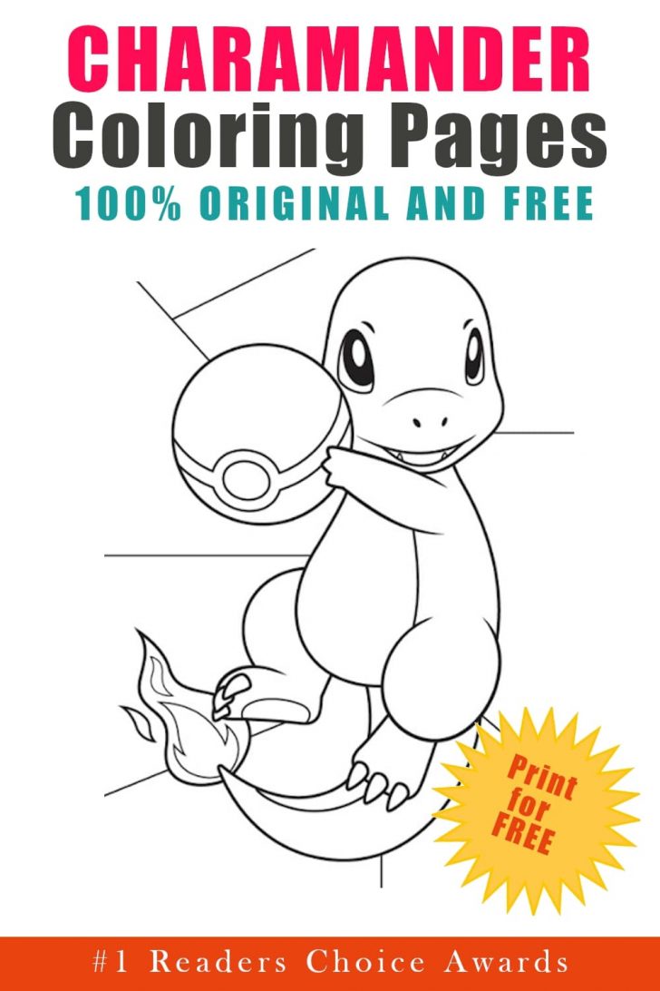 Charmander Coloring Pages (Updated 2023)