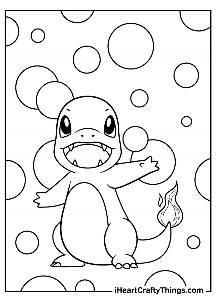 Charmander Coloring Pages (30 Free PDF Printables For Kids)