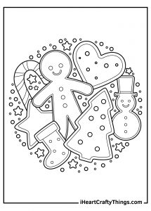 35 Christmas Gingerbread Man Coloring Pages: Free Printables