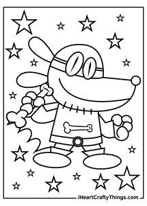 Dog Man Coloring Pages (15 Free Printables)