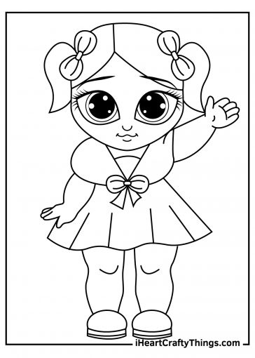 15 Dolls Coloring Pages (100% Free Printables)