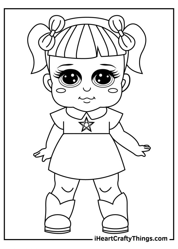 15 Dolls Coloring Pages (100% Free Printables)