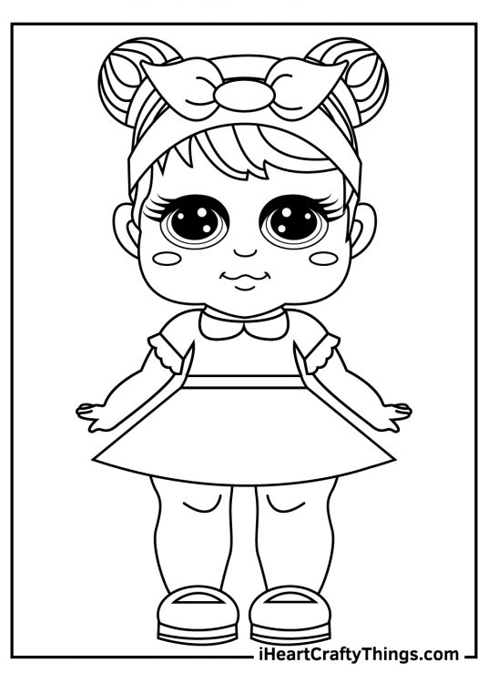 15 Dolls Coloring Pages (100% Free Printables)