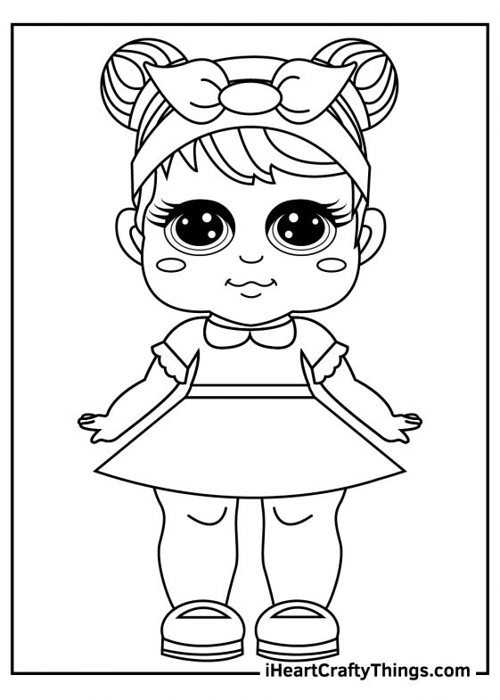 15 Dolls Coloring Pages (100% Free Printables)