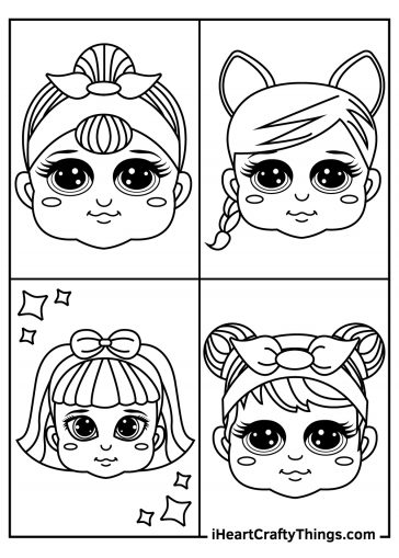 15 Dolls Coloring Pages (100% Free Printables)