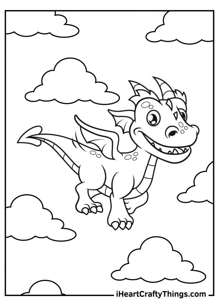 58 Dragon Coloring Pages (Printable Free PDFs For Kids)