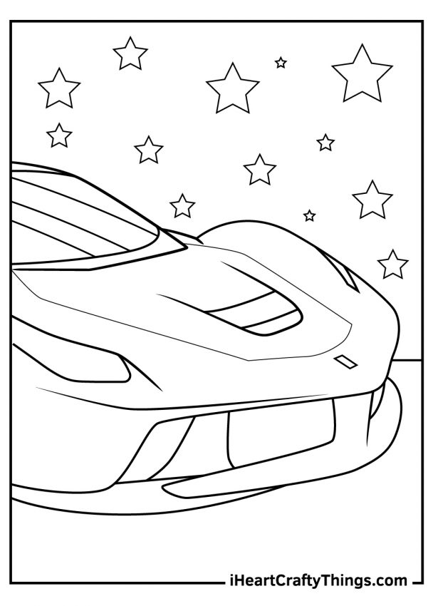 20 Ferrari Coloring Pages (100% Free Printables)