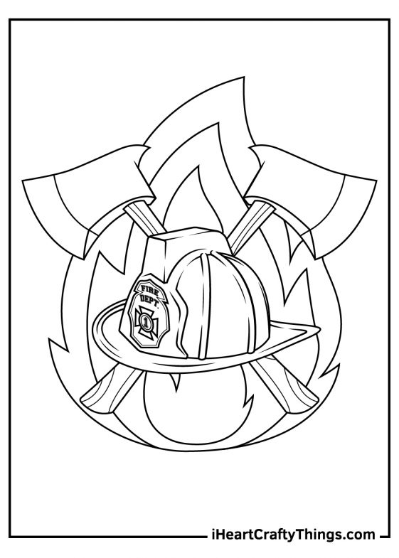 15 Fire Department Coloring Pages (100% Free Printables)