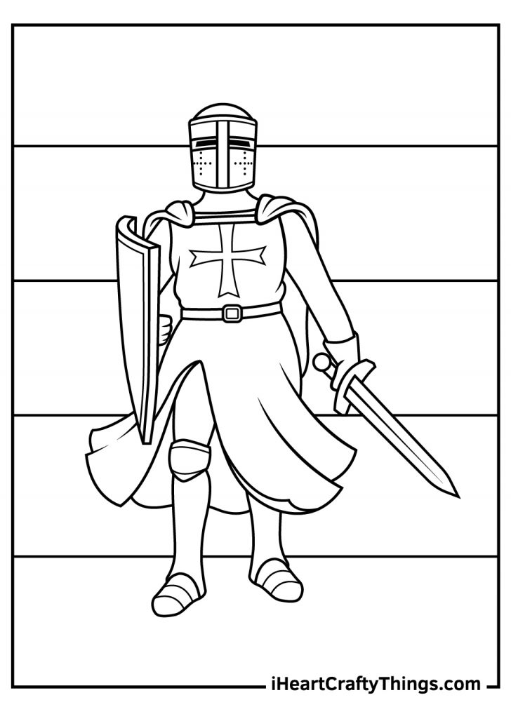 15 Knight Coloring Pages (100% Free Printables)
