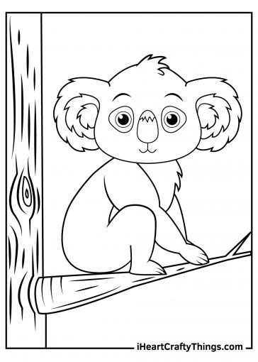 15 Koala Coloring Pages (100% Free To Download & Print)