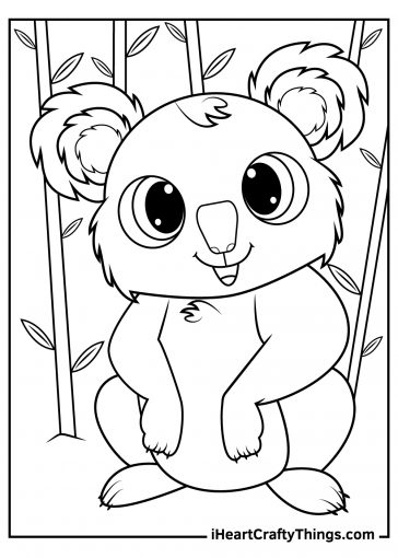15 Koala Coloring Pages (100% Free To Download & Print)