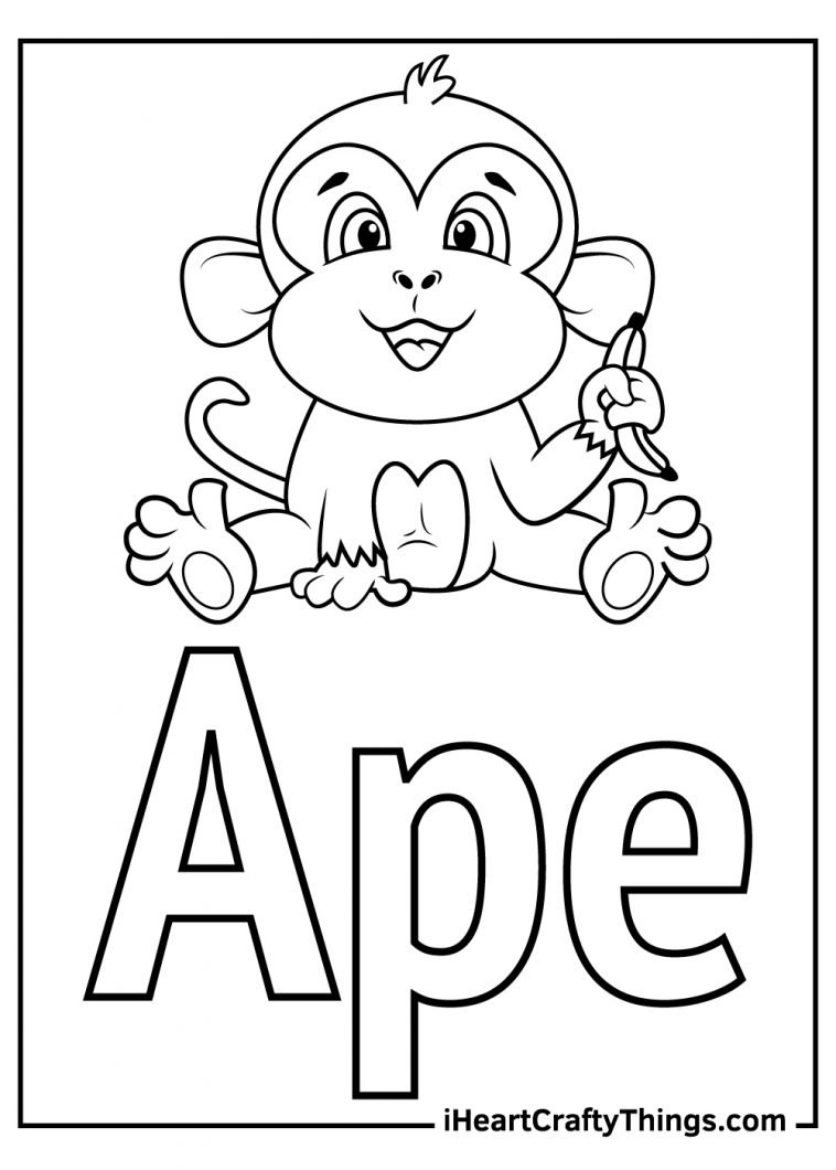 Letter A Coloring Pages (100% Free Printables)