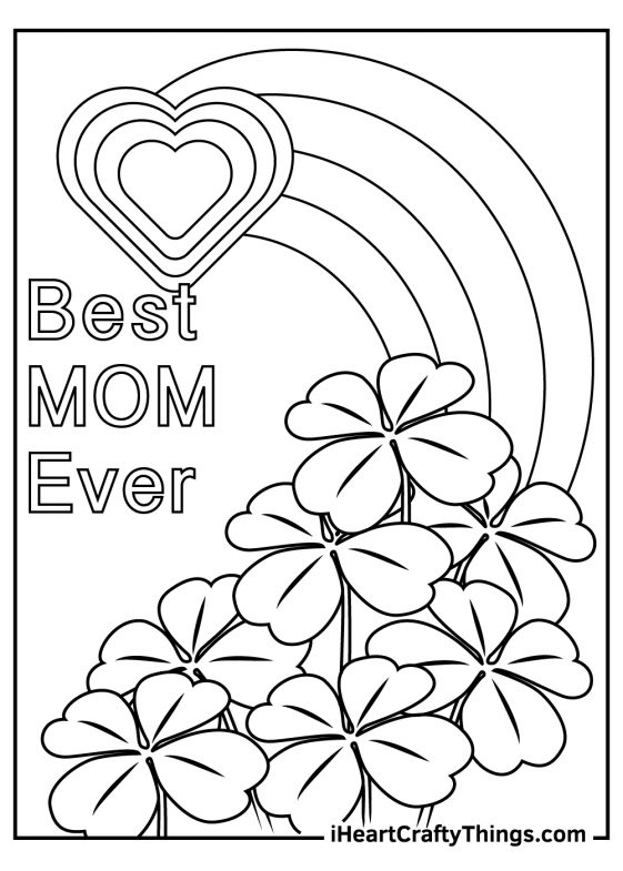 Mother’s Day Coloring Pages (100% Free Printables)