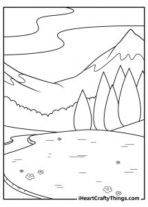 15 Mountains Coloring Pages (100% Free Printables)
