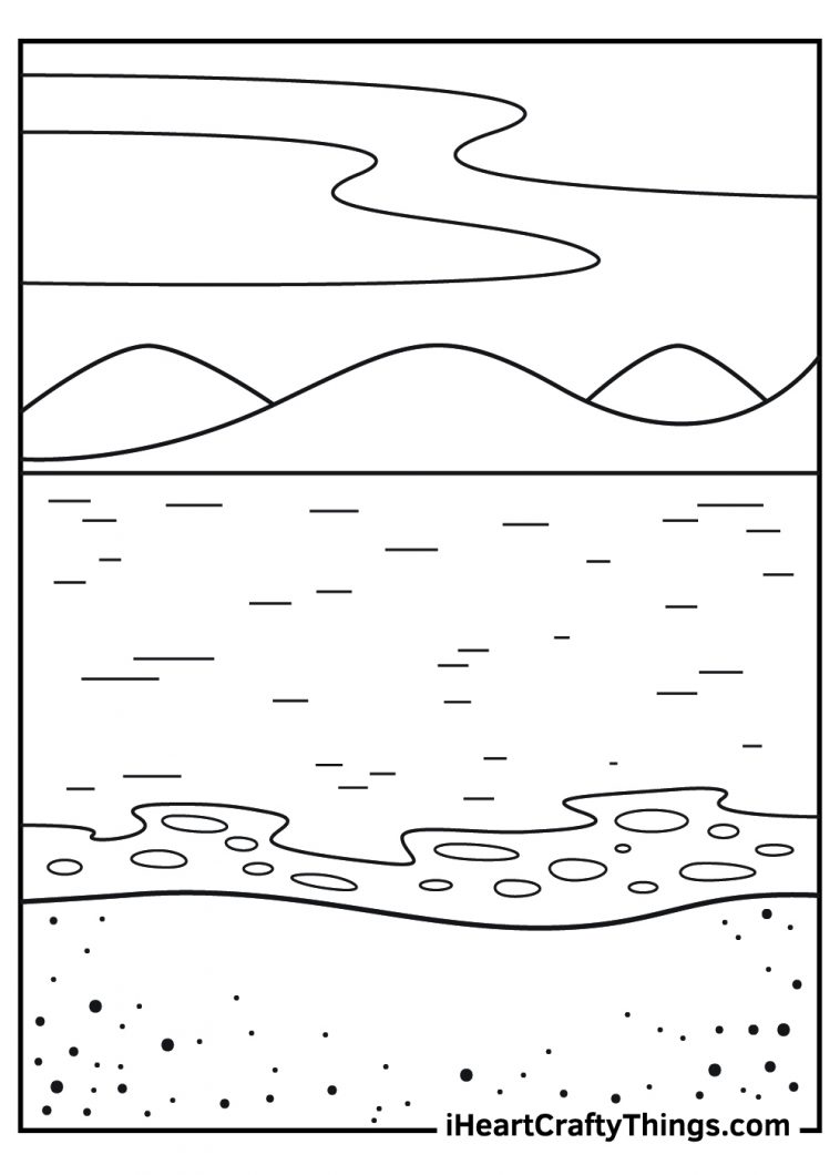 15 Mountains Coloring Pages (100% Free Printables)