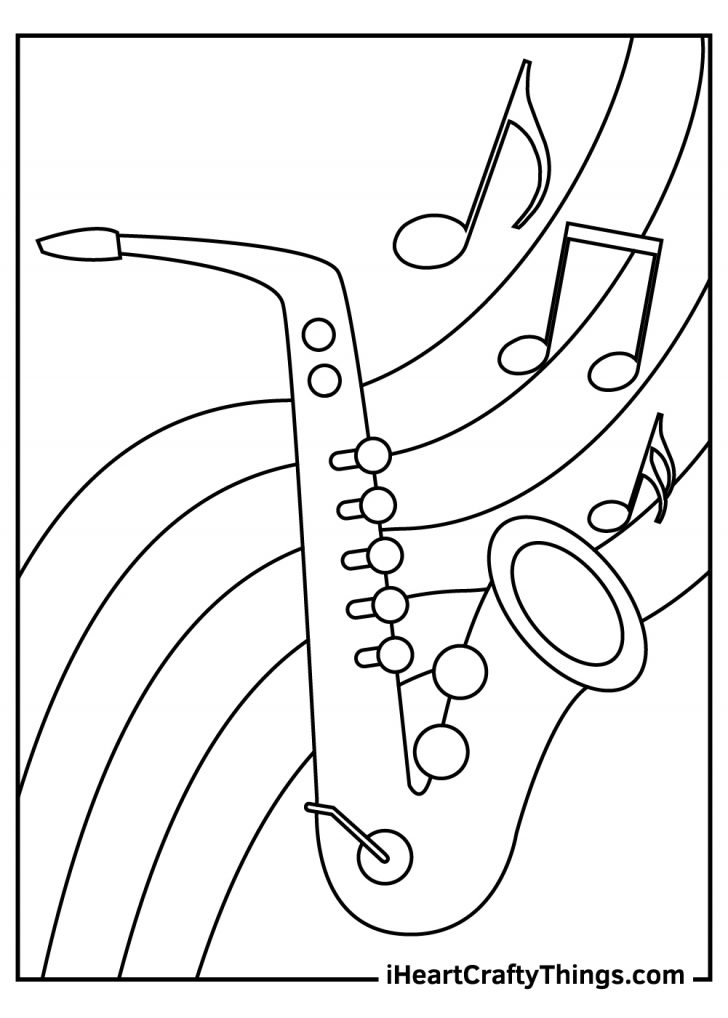15 Music Coloring Pages (100% Free Printables)