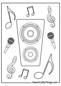 15 Music Coloring Pages (100% Free Printables)