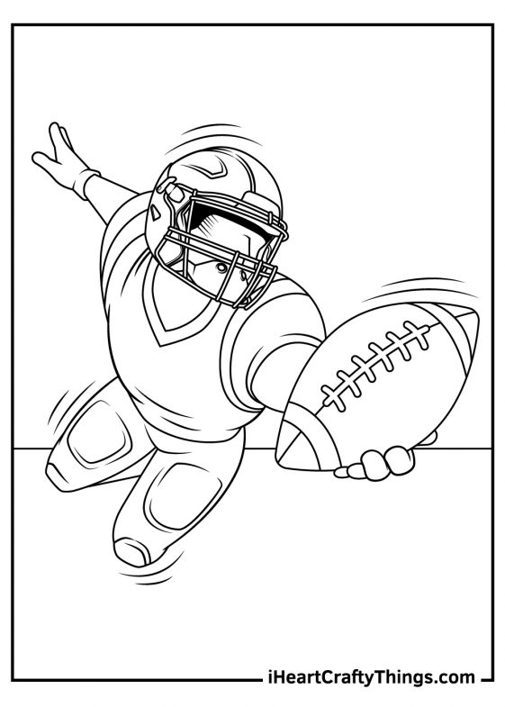 45 Free NFL Football And Super Bowl Coloring Pages To Print