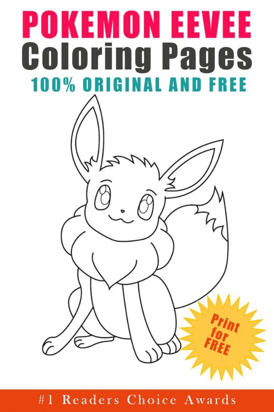 Printable Eevee Pokemon Coloring Pages (Updated 2022)