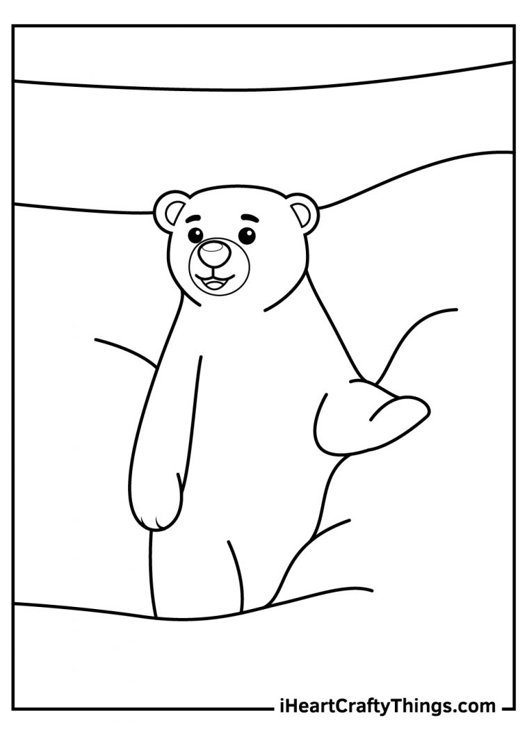 10 Polar Bear Coloring Pages (100% Free Printables)