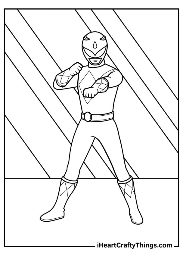Power Rangers Coloring Pages (20 Free Printables)