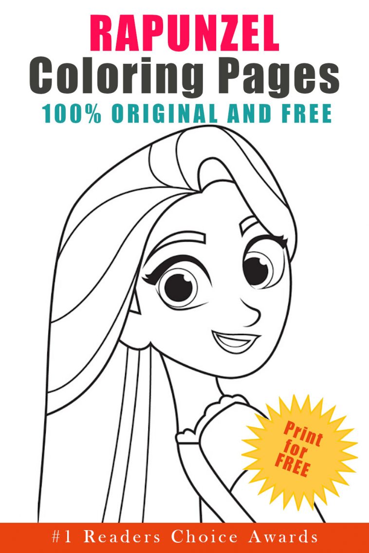 Rapunzel Coloring Pages (100% Free Printables)