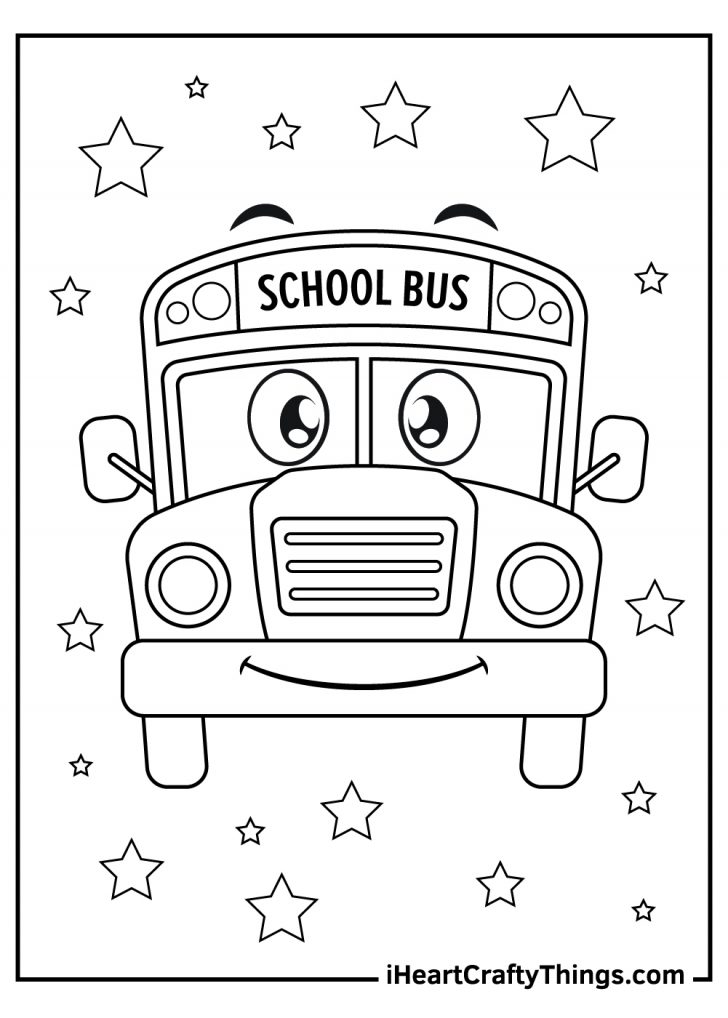 15 School Bus Coloring Pages (100% Free Printables)