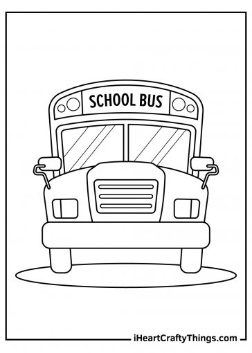 15 School Bus Coloring Pages (100% Free Printables)