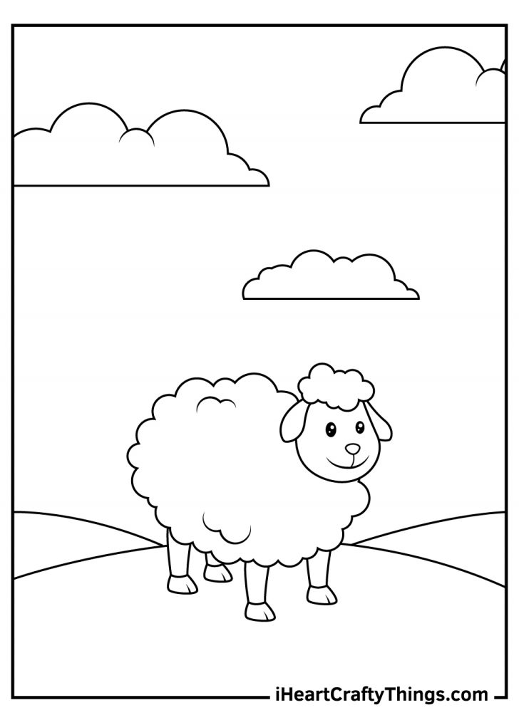 15 Sheep Coloring Pages (100% Free Printables)