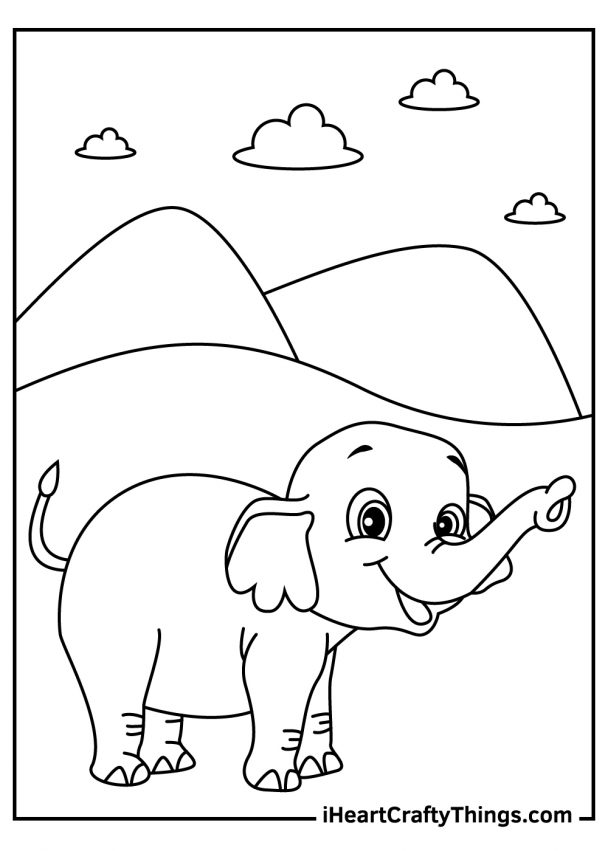 10 Simple Animal Coloring Pages (100% Free Printables)