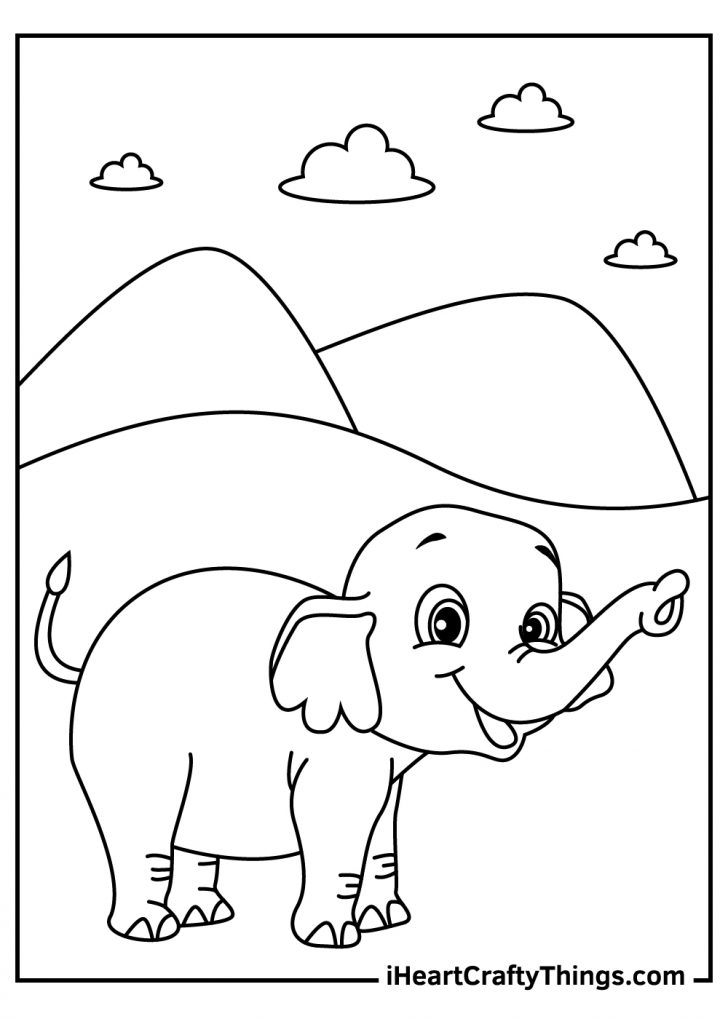 10 Simple Animal Coloring Pages (100% Free Printables)