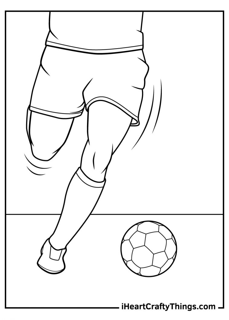 51 Soccer Coloring Pages (100% Free Printables)