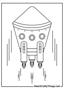 15 Spaceship Coloring Pages (100% Free Printables)
