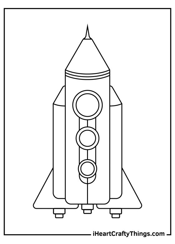 15 Spaceship Coloring Pages (100% Free Printables)