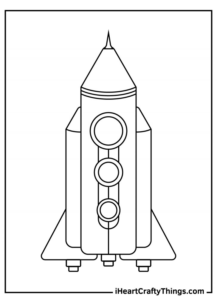 15 Spaceship Coloring Pages (100% Free Printables)