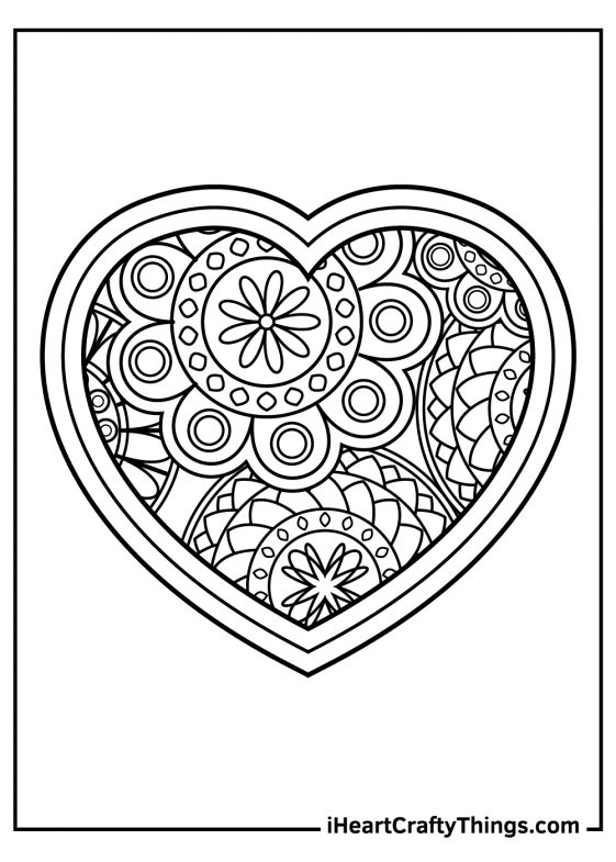 30 Valentine’s Day Coloring Pages (100% Free Printables)