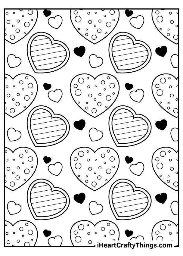 30 Valentine’s Day Coloring Pages (100% Free Printables)