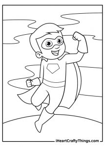 40 Superhero Coloring Pages (100% Free Printables)