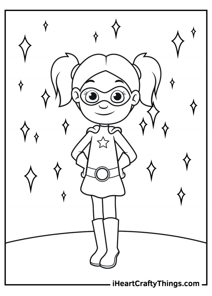 Superhero Coloring Pages (100% Free Printables)
