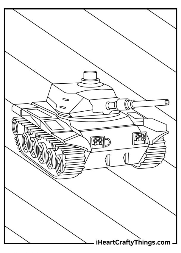 15 Tanks Coloring Pages (100% Free Printables)