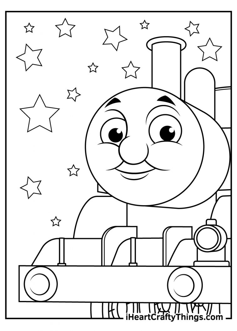 25 Thomas & Friends Coloring Pages (Free Printable PDFs)