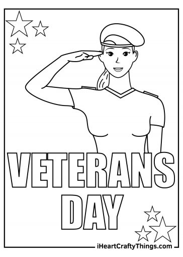 15 Veteran’s Day Coloring Pages (100% Free Printables)