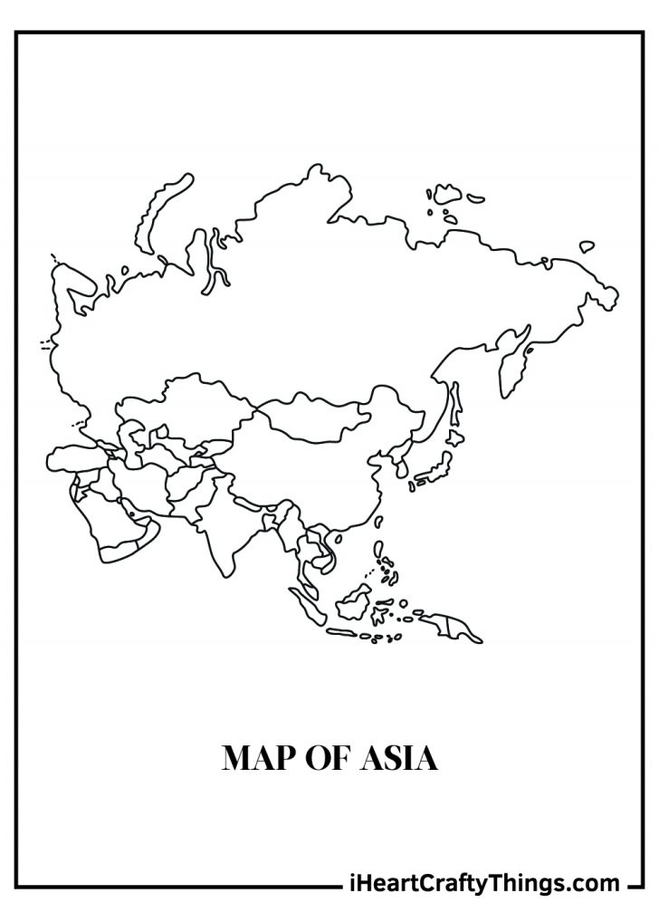15 World Map Coloring Pages (100% Free Printables)