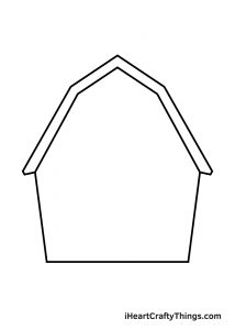 Barn Drawing - How To Draw A Barn Step By Step