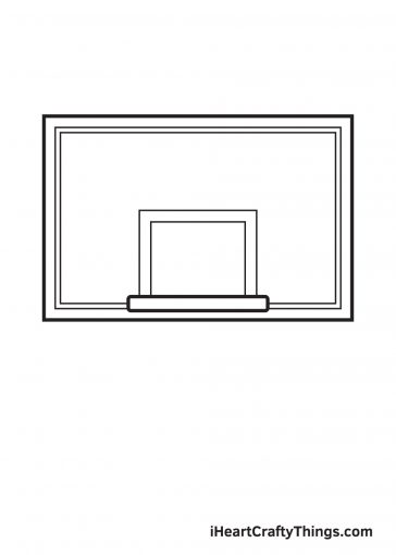 Basketball Hoop Drawing - How To Draw A Basketball Hoop Step By Step