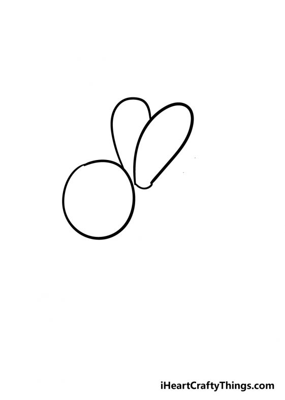 Bee Drawing - How To Draw A Bee Step By Step